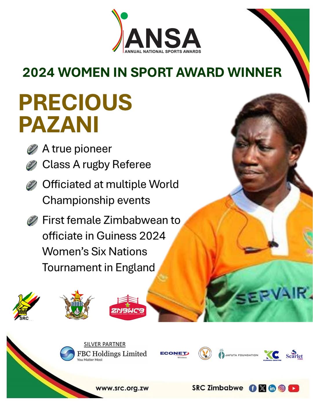 ANSA 2024 Precious Pazani Profile - Sports and Recreation Commission ...